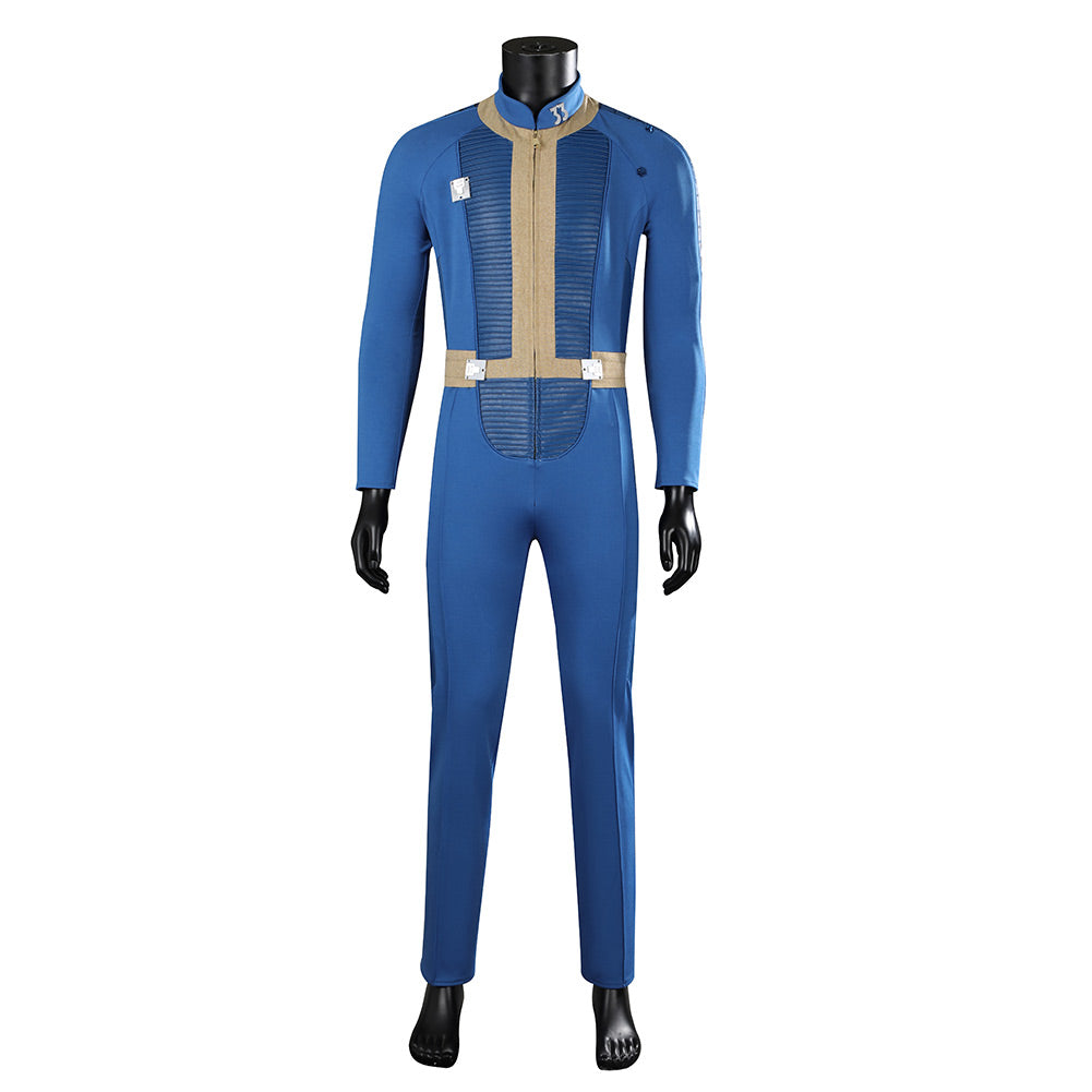 TV Fallout Vault 33 Dweller Blue Jumpsuit Full Set Cosplay Costume Out ...