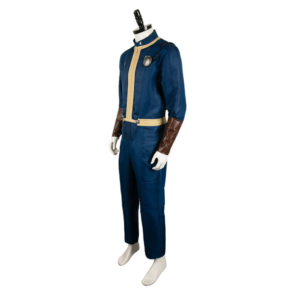 TV Fallout Vault 4 Dweller Blue Outfits Cosplay Costume Outfits Hallow ...