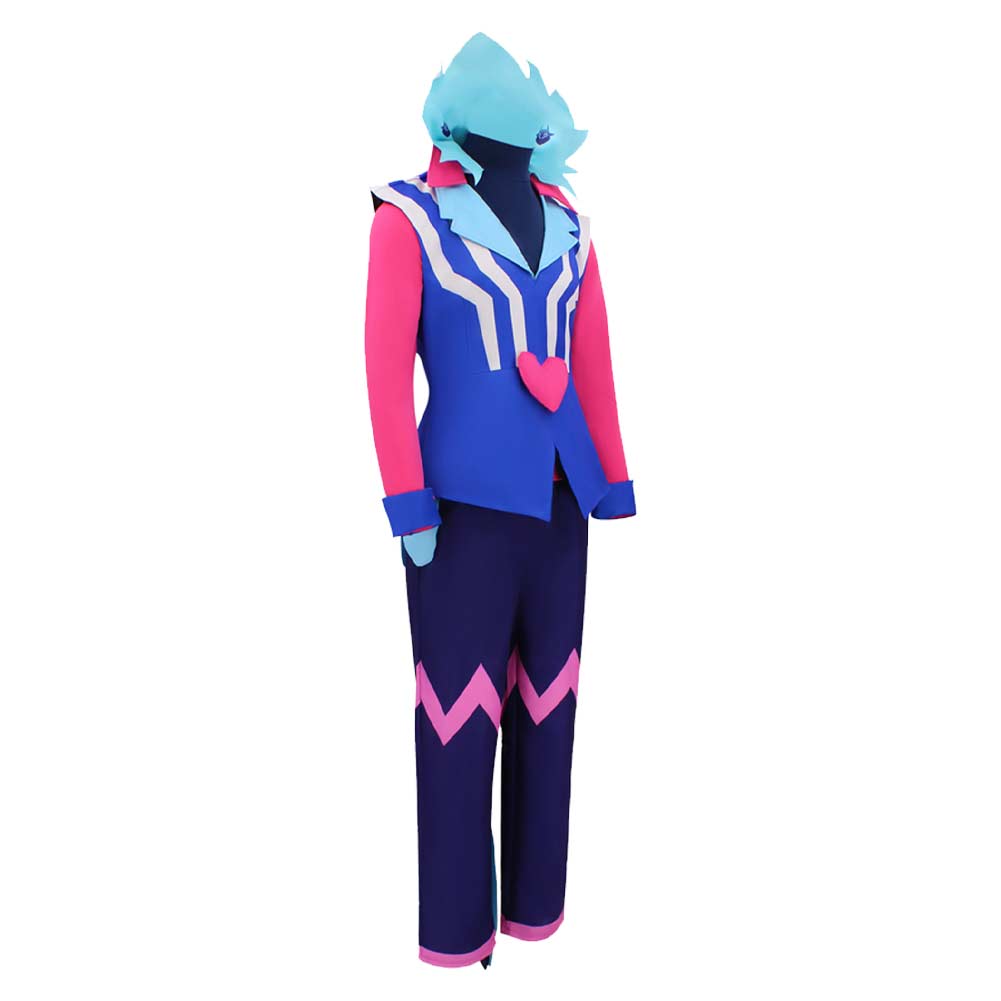 TV Helluva Boss Hazbin Hotel Asmodeus Ozzie Blue Outfit Cosplay Costum ...