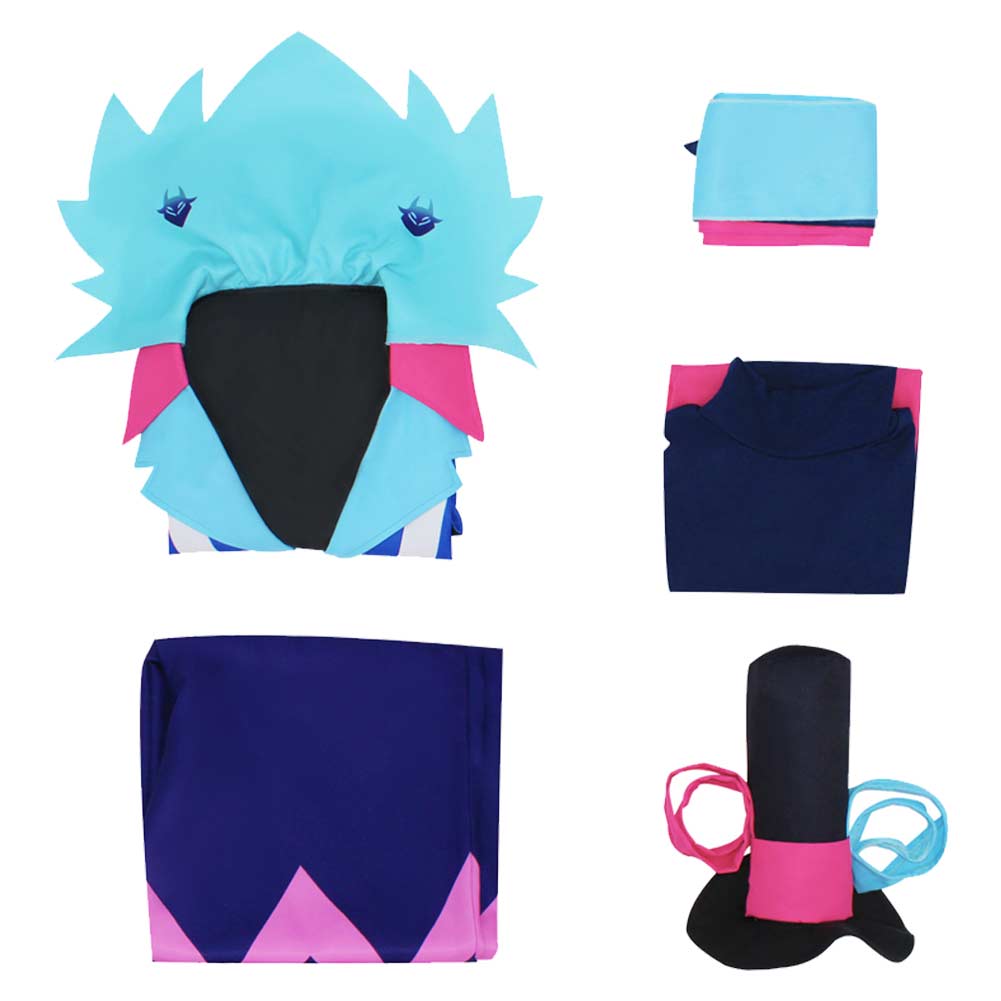 TV Helluva Boss Hazbin Hotel Asmodeus Ozzie Blue Outfit Cosplay Costum ...