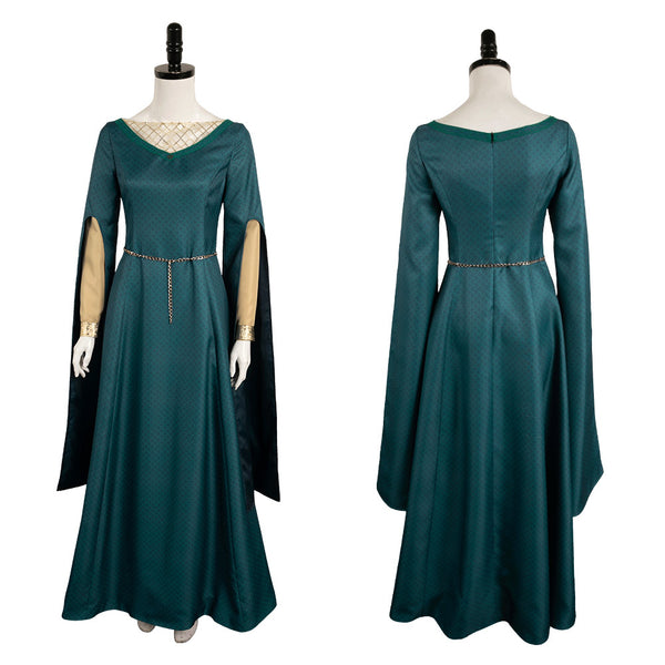 TV House of the Dragon Alicent Hightower Women Green Dress Outfits Cos – TrendsinCosplay
