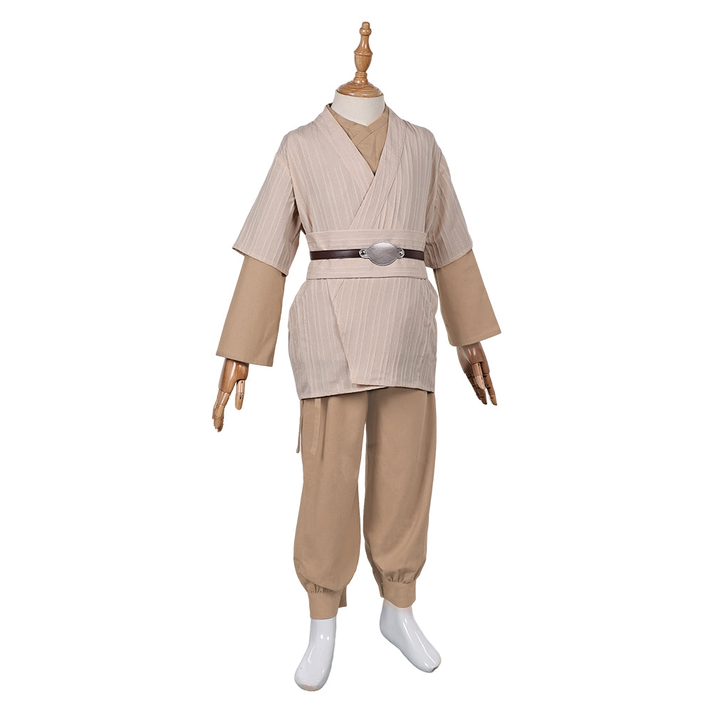TV The Acolyte Apprentice Kids Children Brown Outfit Cosplay Costume O ...