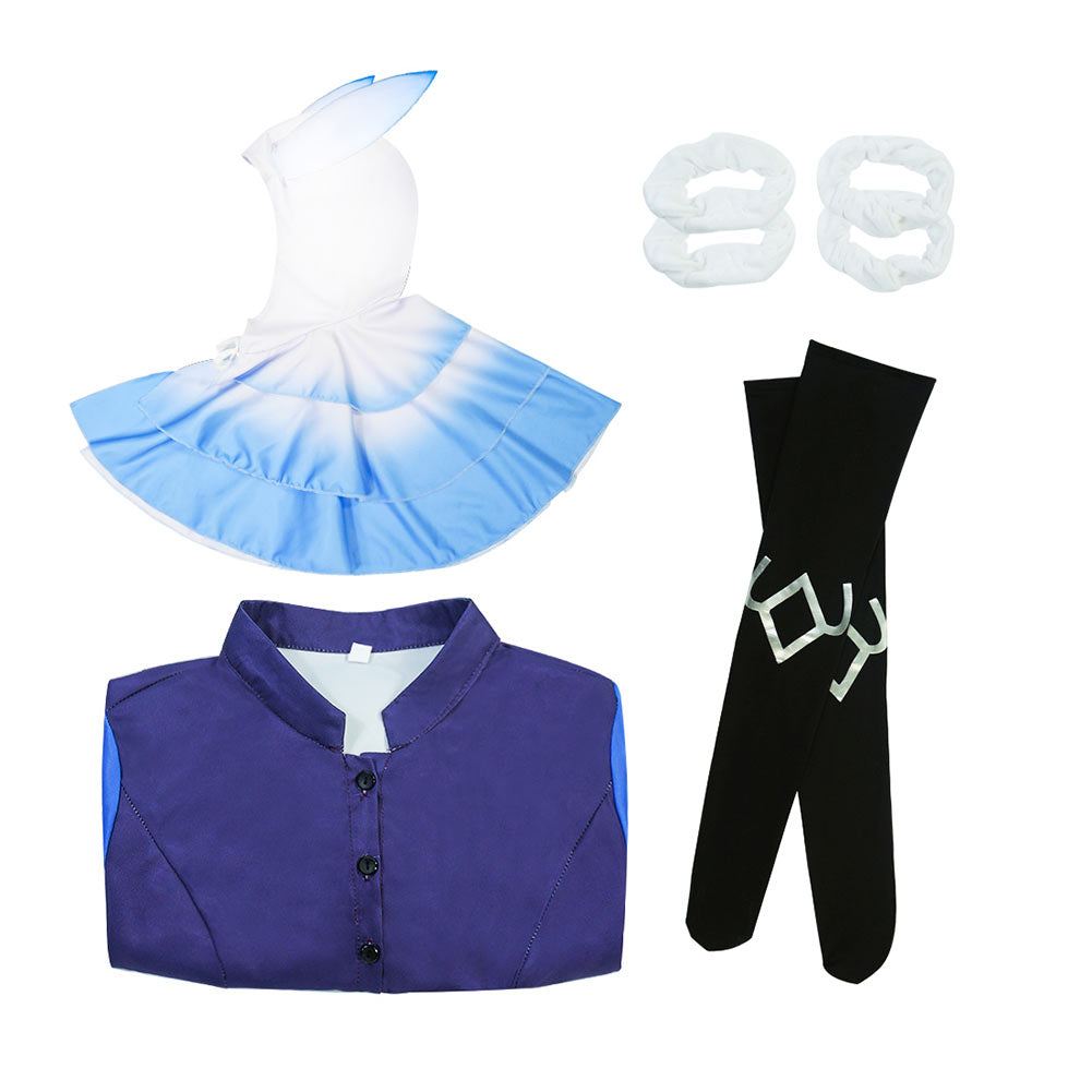 Genshin Impact Cryo Abyss Mage Cosplay Costume Outfits Halloween Carni ...