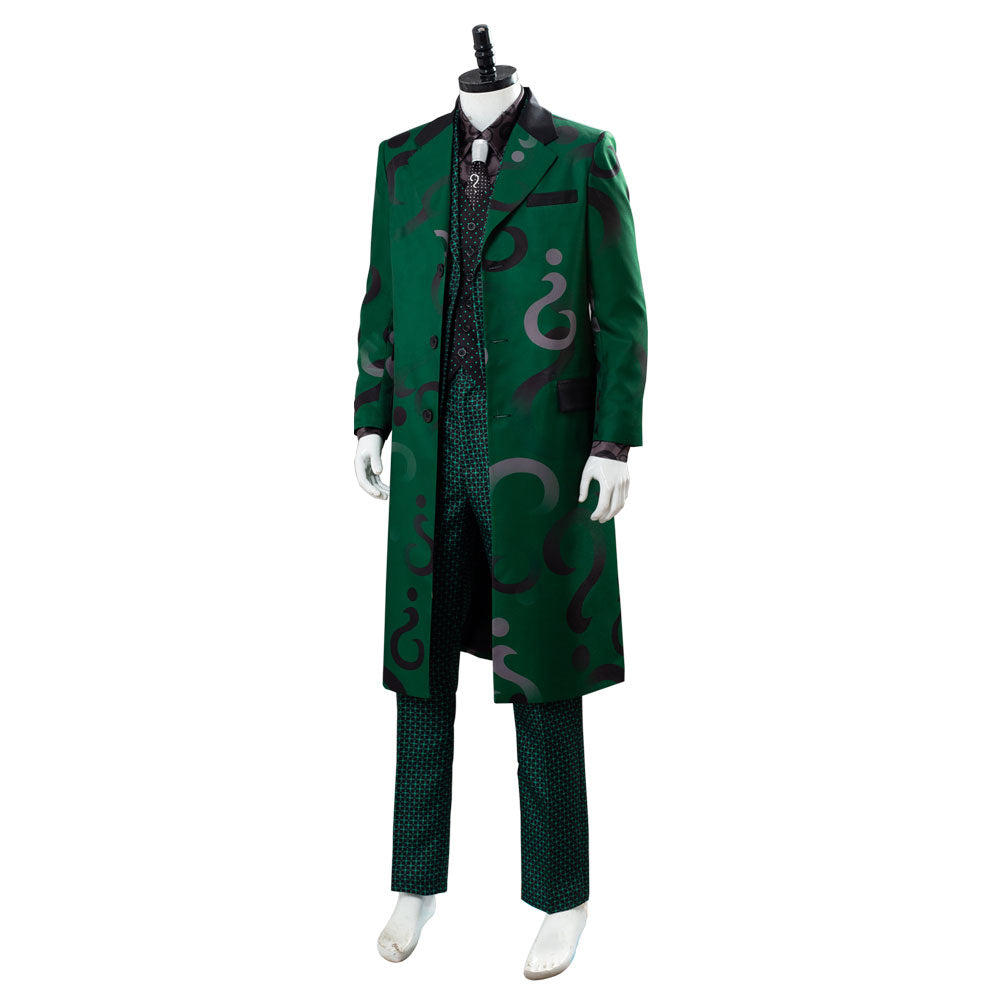 The Riddler Edward Nygma Gotham Season 5 Uniform Green Cosplay Costume ...