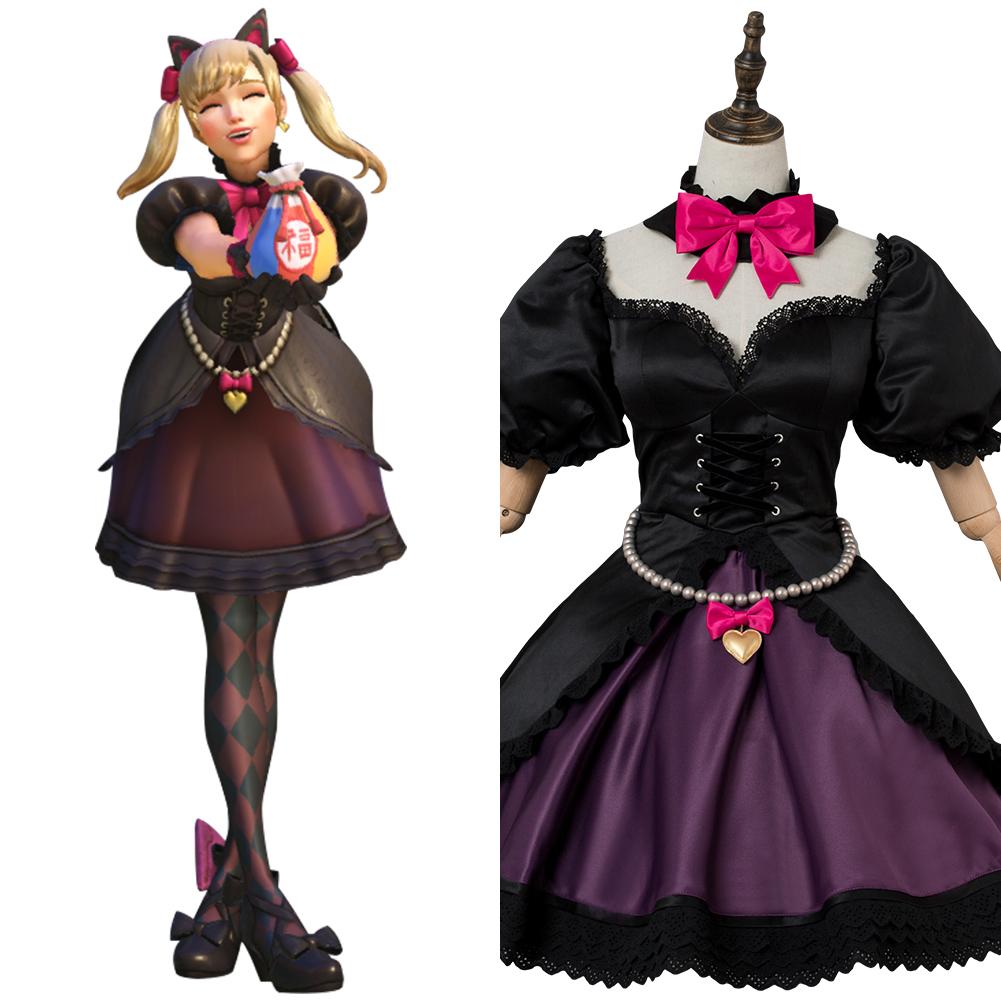 Overwatch D.VA DVA Suit Outfit Hana Song Cosplay Costume Black Cat Off ...