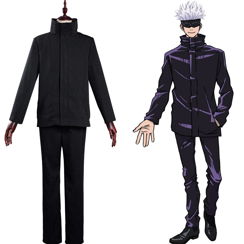 Jujutsu Kaisen-Satoru Gojo Halloween Carnival Suit Cosplay Costume Sch ...