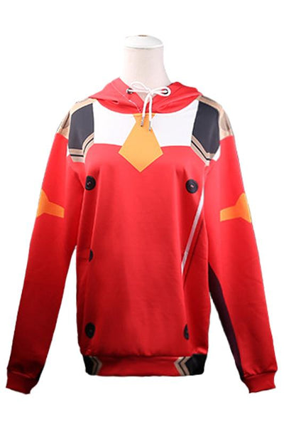 DARLING in the FRANXX Pullover Hoodie Zero Two Red Hoodie – TrendsinCosplay
