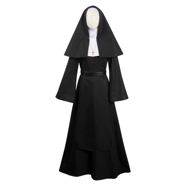 The Nun Black Outfits Halloween Carnival Suit Cosplay Costume ...