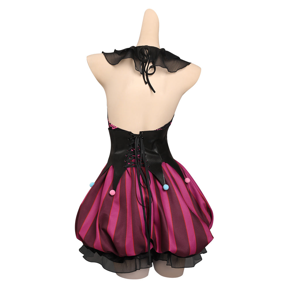 Arcane: League of Legends Jinx Clown Dress Outfits Halloween Carnival ...