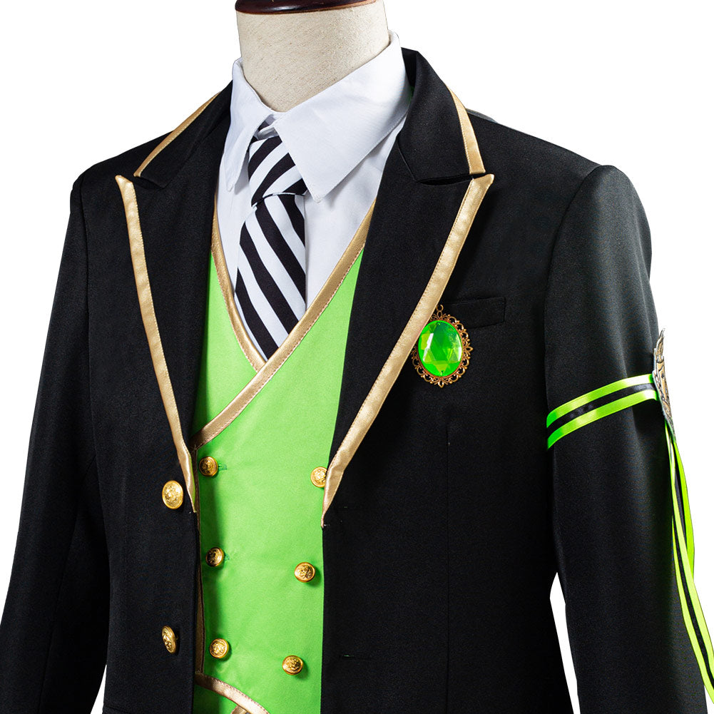 Game Twisted-Wonderland Malleus/Sebek/Silver Uniform Outfit Halloween ...