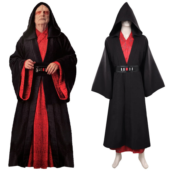 The Rise of Skywalker Emperor Palpatine Cosplay Costume Halloween Carn ...