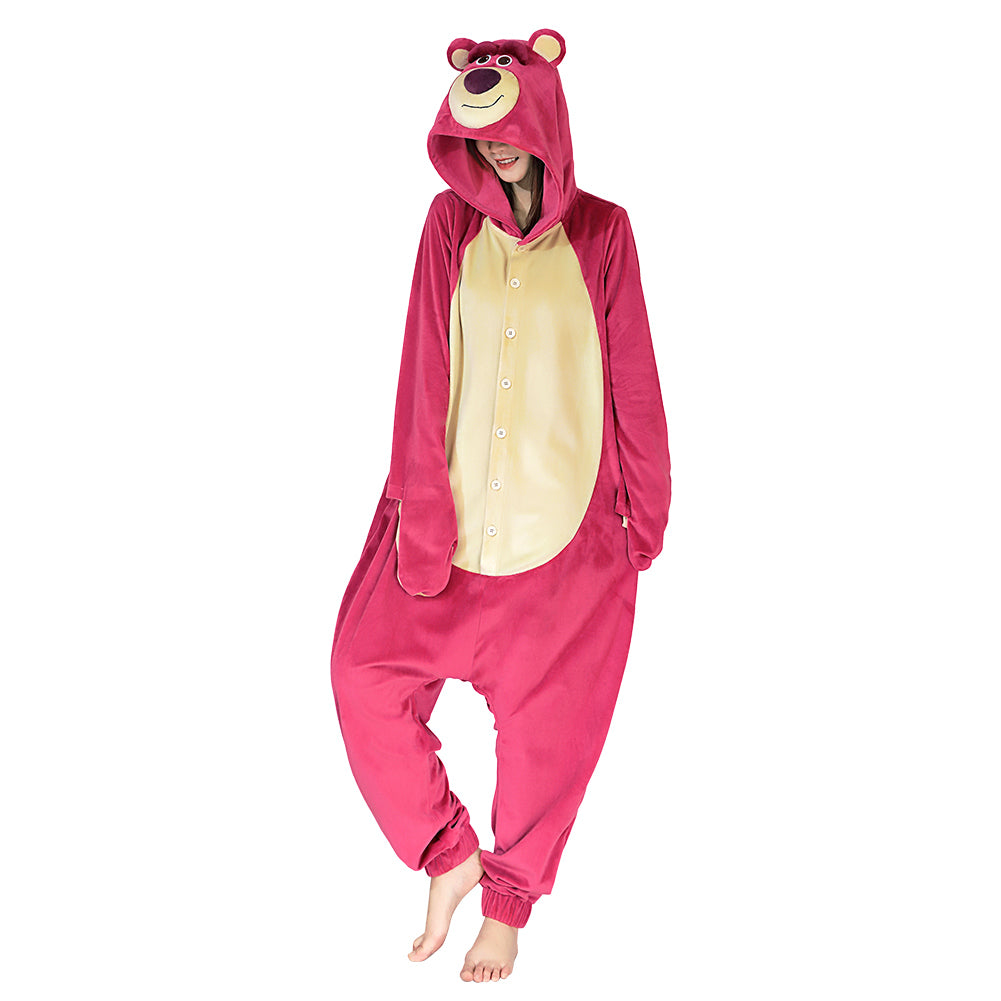 Toy Story 3-Lotso Strawberry Bear Christmas Halloween Costume Cosplay ...