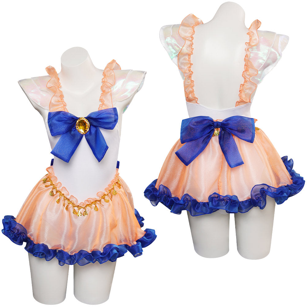 Sailor Moon Aino Minako Swimsuit Outfits Halloween Carnival Cosplay Co ...