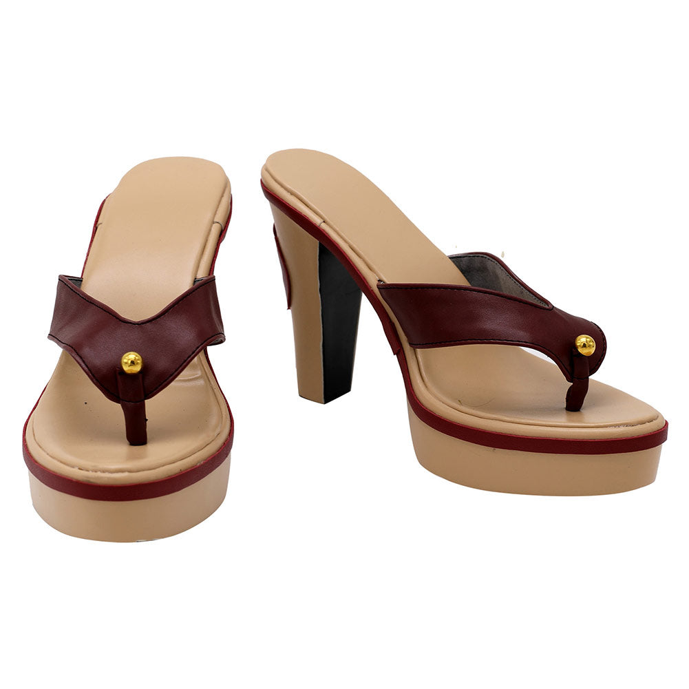 Genshin Impact Baal Cosplay Shoes Boots Halloween Costumes Accessory C ...