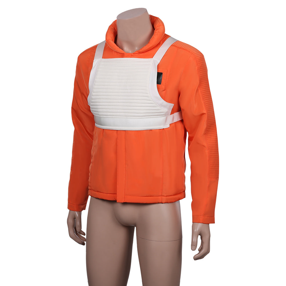 Luke Skywalker Pilot Halloween Carnival Suit Cosplay Costume Jumpsuit ...