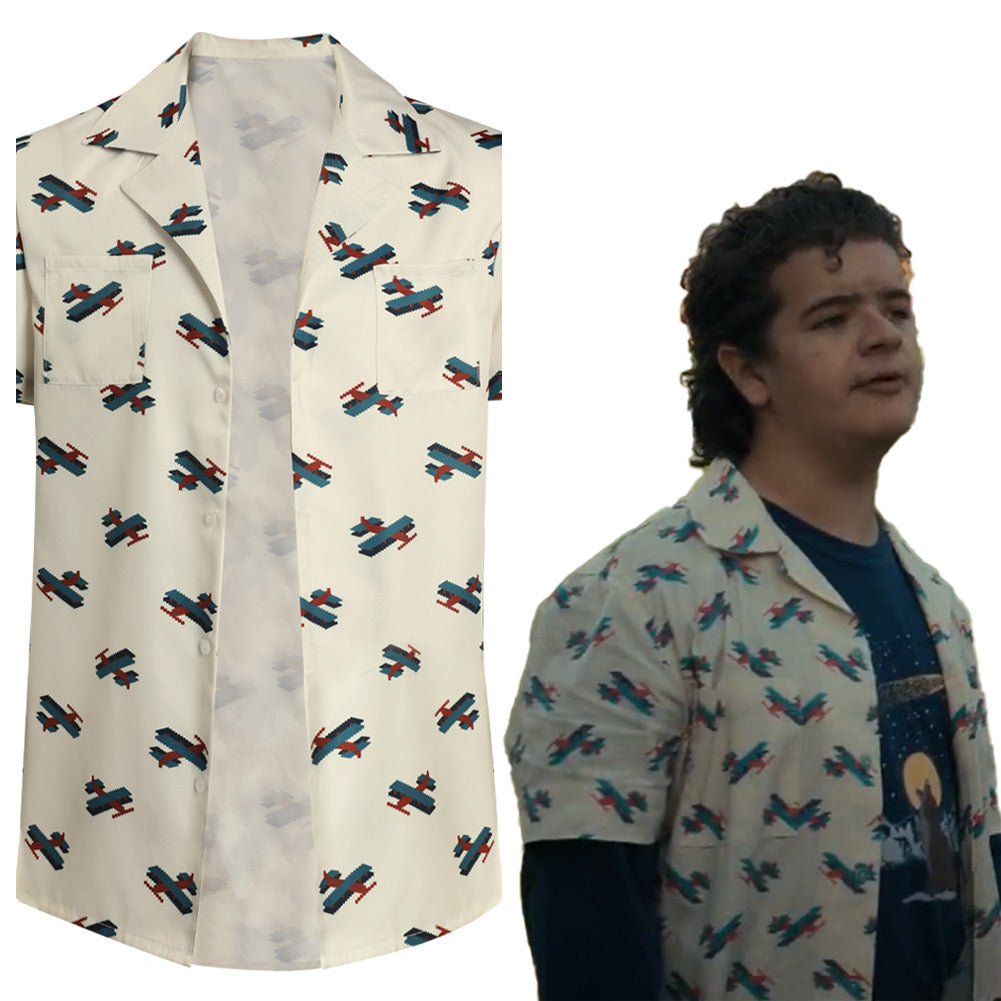 Stranger Things Season 4 - Dustin Henderson Cosplay Costume Summer Sho ...
