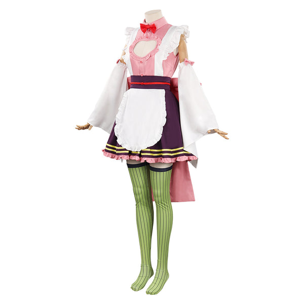 Demon Slayer Kanroji Mitsuri Halloween Carnival Suit Cosplay Costume M ...