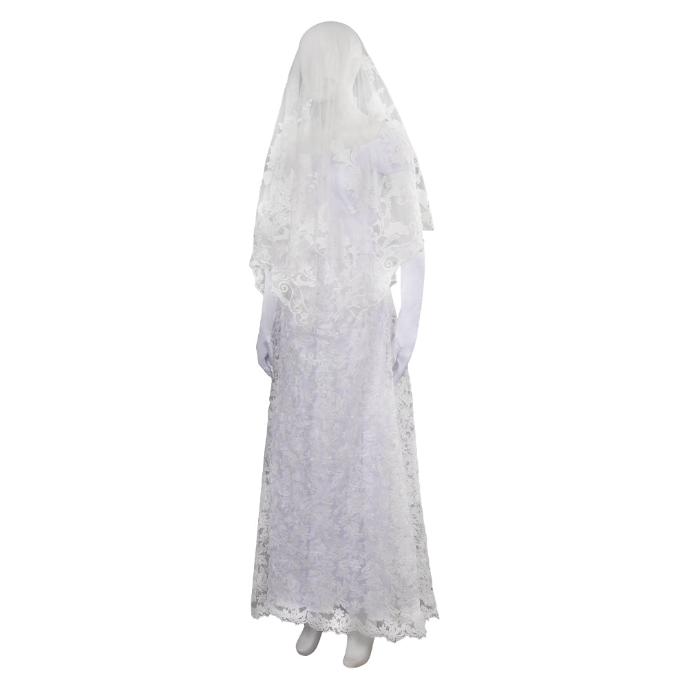 Ghost House Ghost Bride Cosplay Costume Outfits Halloween Carnival Par ...
