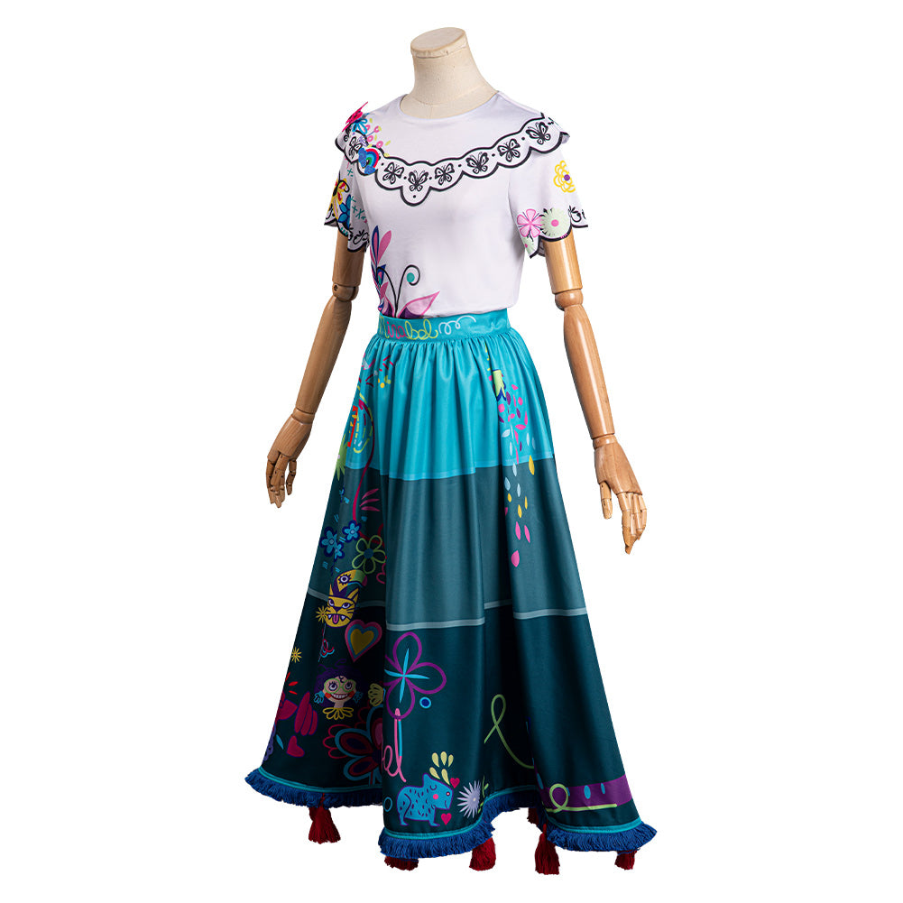 Encanto - Mirabel Cosplay Costume Dress Outfits Halloween Carnival Sui ...