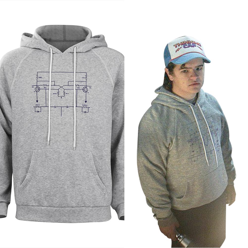 Stranger Things Season 4 Dustin Henderson Cosplay Costume Hoodie Hoode ...
