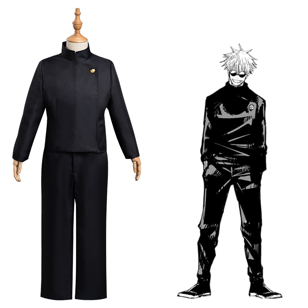 Kids Jujutsu Kaisen Gojo Satoru Halloween Carnival Suit Cosplay Costum ...