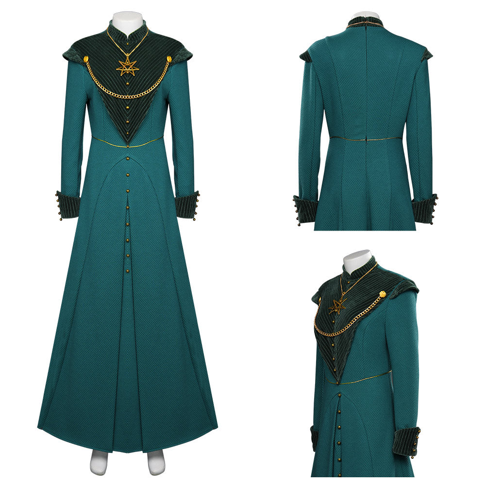 House of the Dragon Alicent Hightower Cosplay Costume Dress Outfits Ha ...