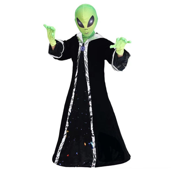 Alien Cosplay Costume Kids Children Uniform Outfits Halloween Carnival ...