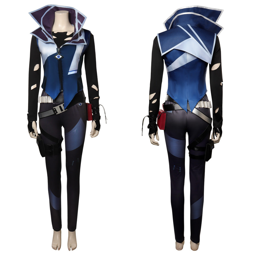 Valorant Fade Cosplay Costume Outfits Halloween Carnival Suit ...