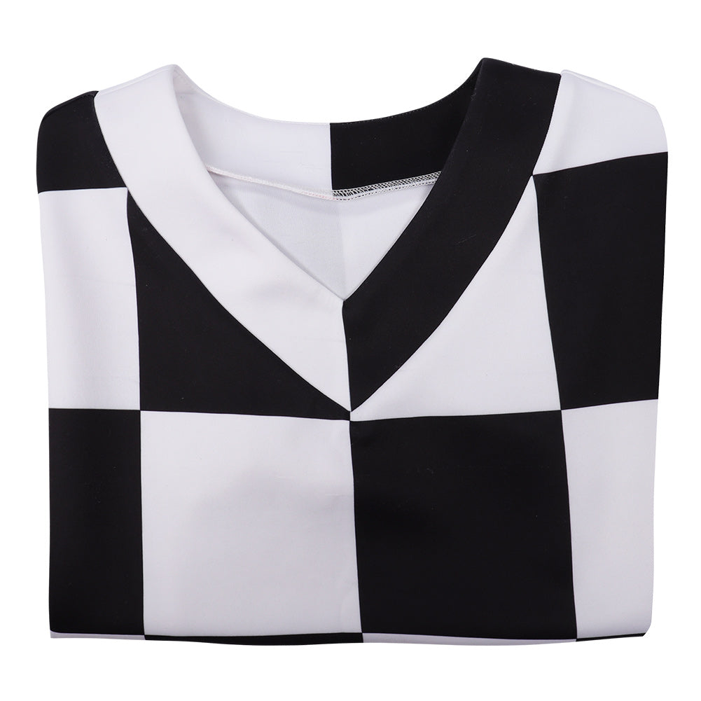 Wednesday Addams Cosplay Costume Vest Only Outfits Halloween Carnival ...