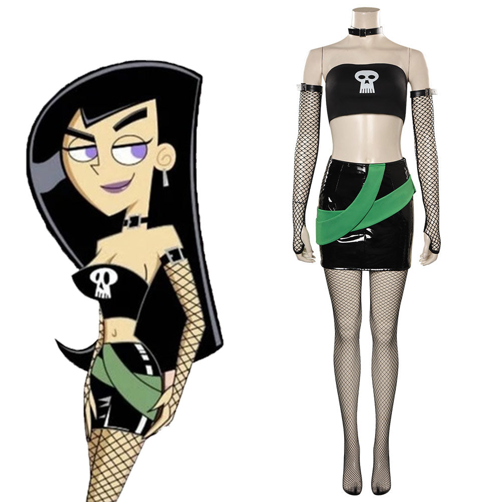Danny Phantom -Sam Manson Cosplay Costume Outfits Halloween Carnival S ...