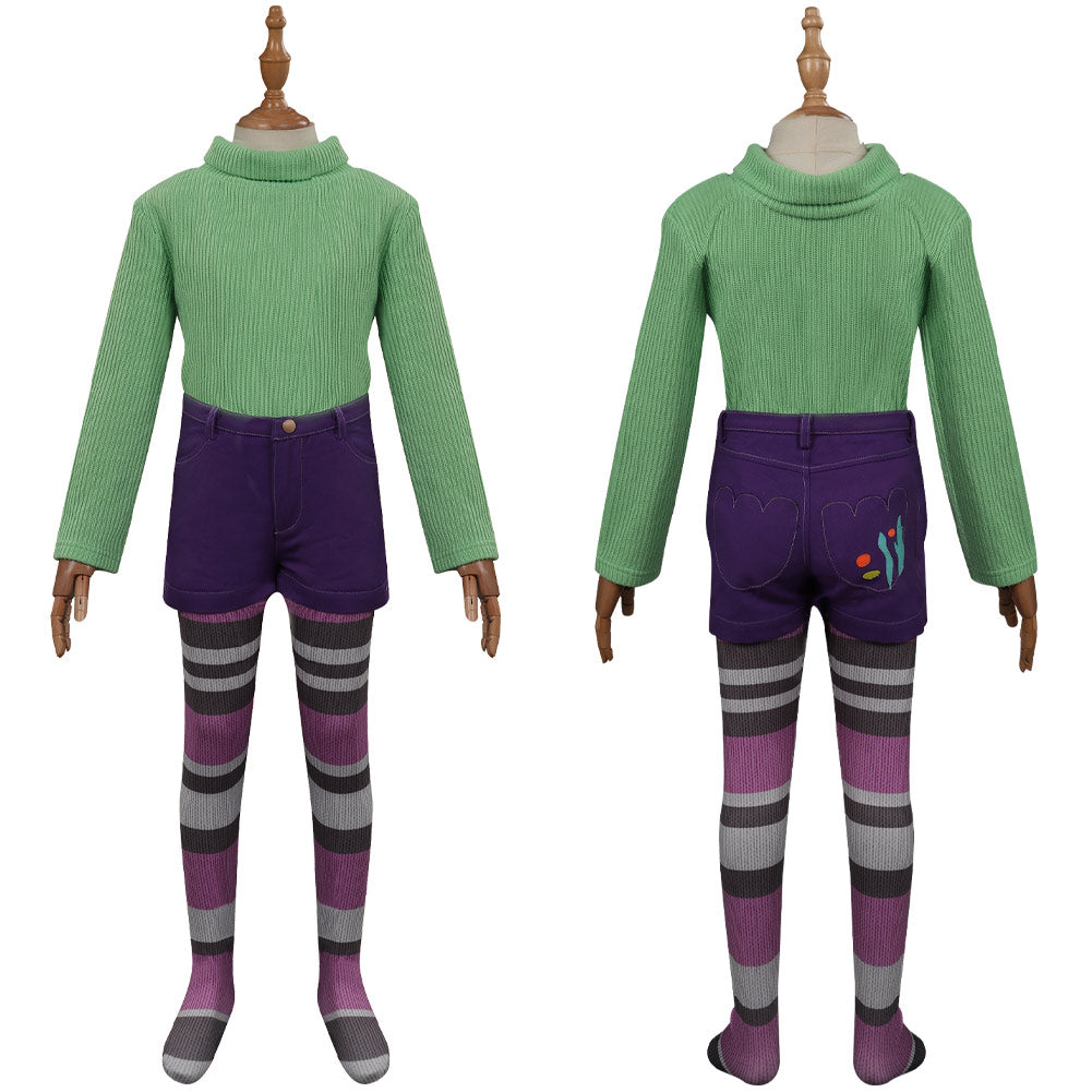 Teenage Kraken Ruby Gillman Kids Children OutfitsHalloween Carnival Co ...