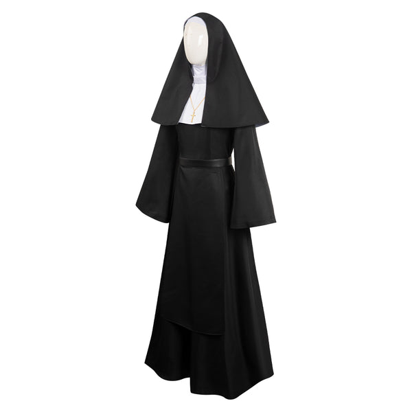 The Nun Black Outfits Halloween Carnival Suit Cosplay Costume ...