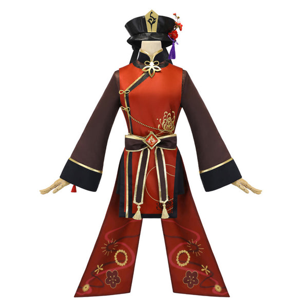 Genshin Impact Hu Tao Halloween Carnival Suit Cosplay Costume Outfits ...