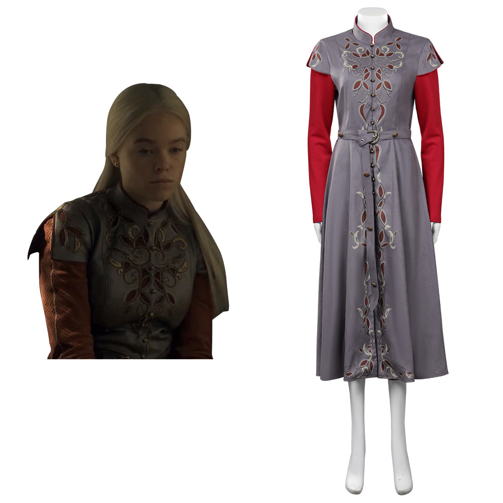 House of the Dragon Rhaenyra Targaryen Cosplay Costume Dress Outfits H ...