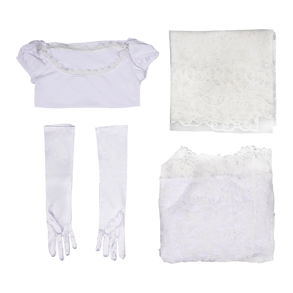 Ghost House Ghost Bride Cosplay Costume Outfits Halloween Carnival Par ...