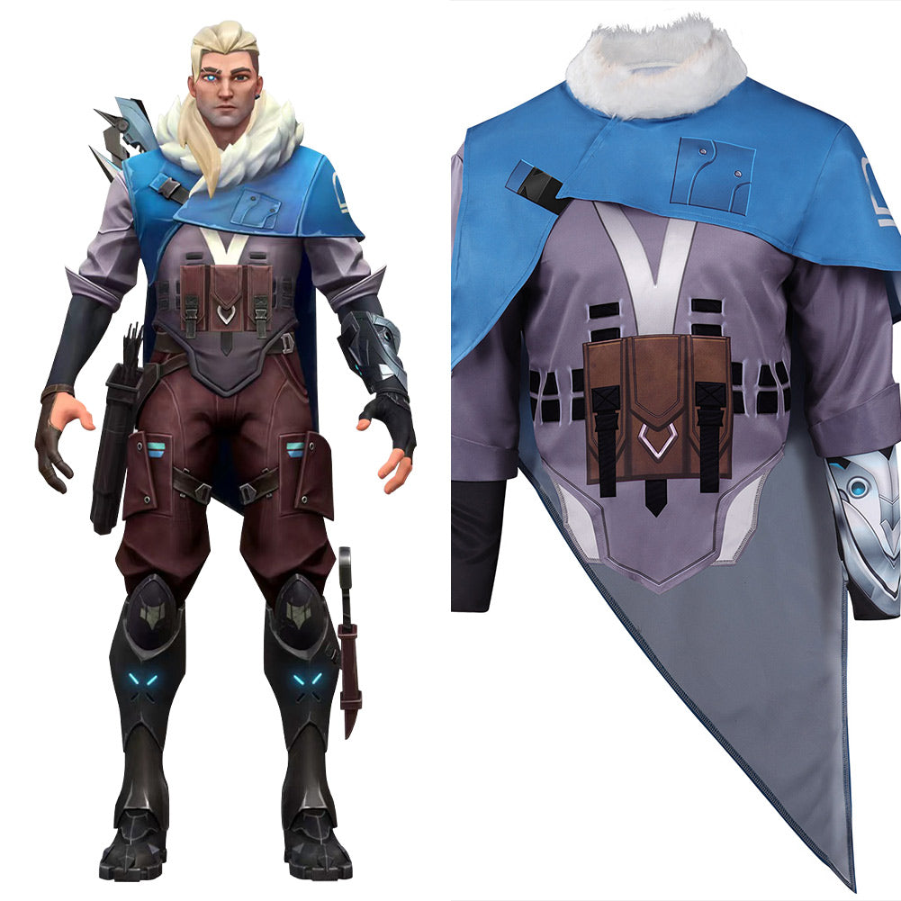 Valorant Sova Cosplay Costume Top Cloak Outfits Halloween Carnival Sui ...