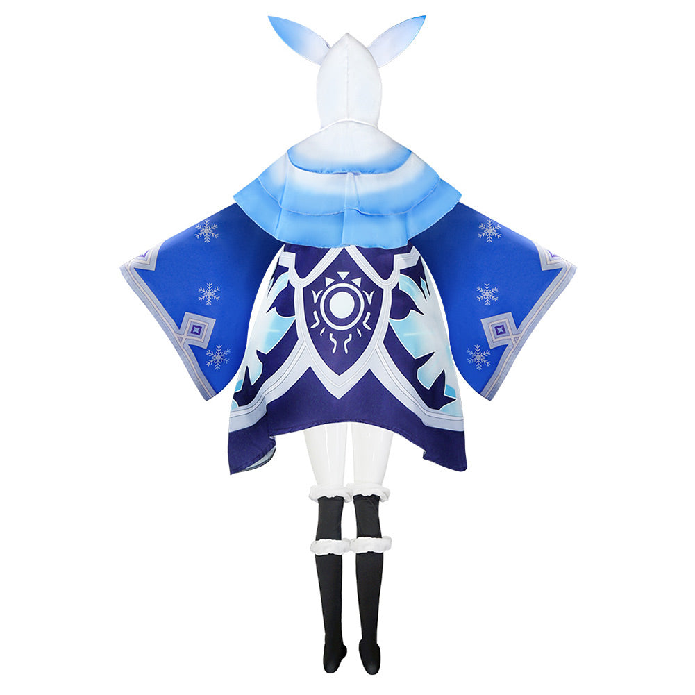 Genshin Impact Cryo Abyss Mage Cosplay Costume Outfits Halloween Carni ...
