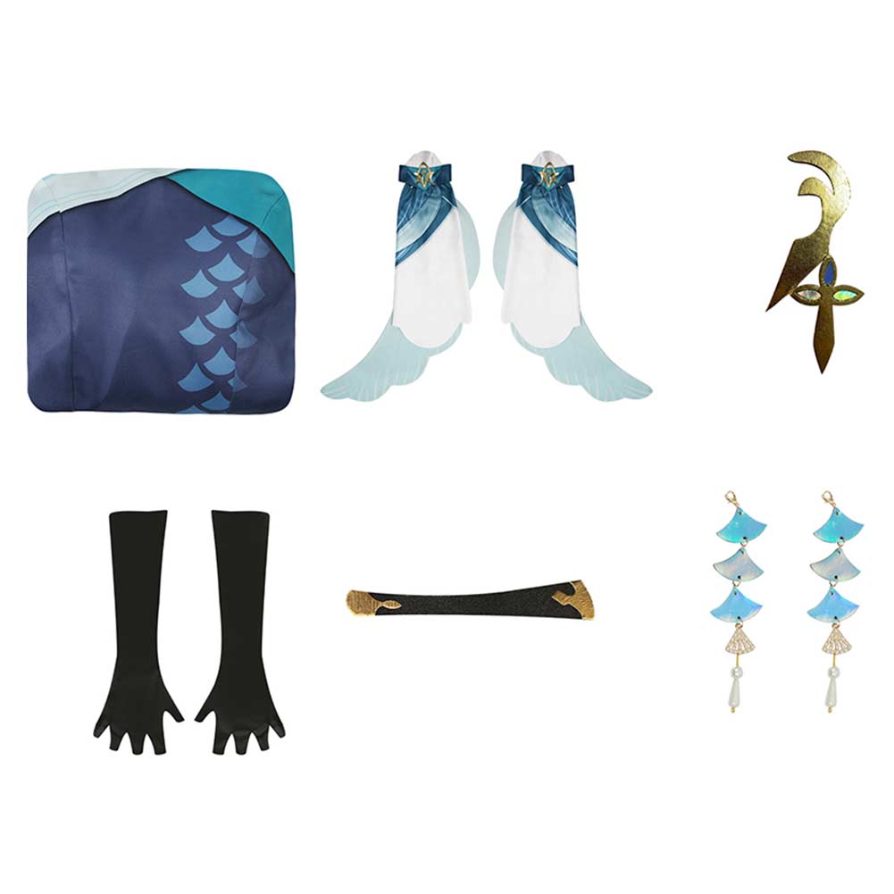 Genshin Impact Madame Pinger Outfits Halloween Carnival Cosplay Costum ...