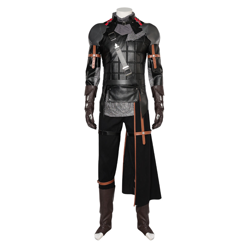 Game Final Fantasy Clive Rosfield Black Outfit Cosplay Costume Outfits ...
