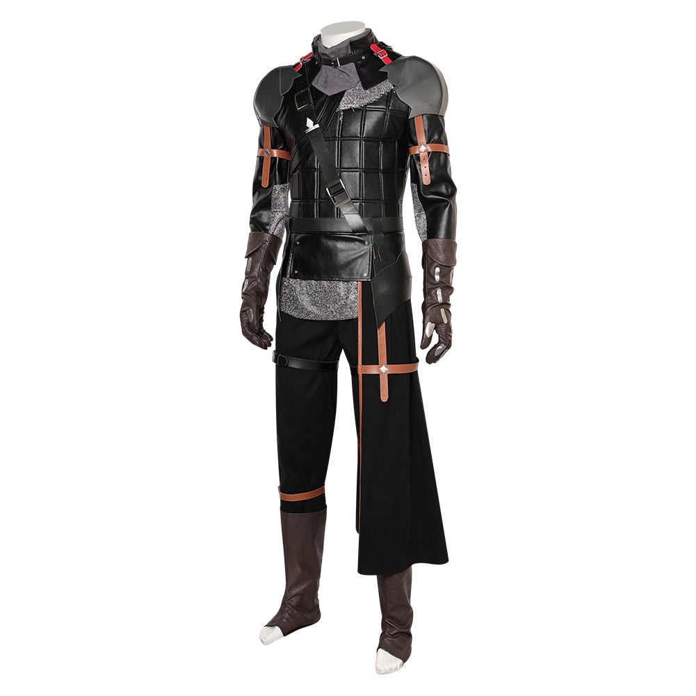 Game Final Fantasy Clive Rosfield Black Outfit Cosplay Costume Outfits ...