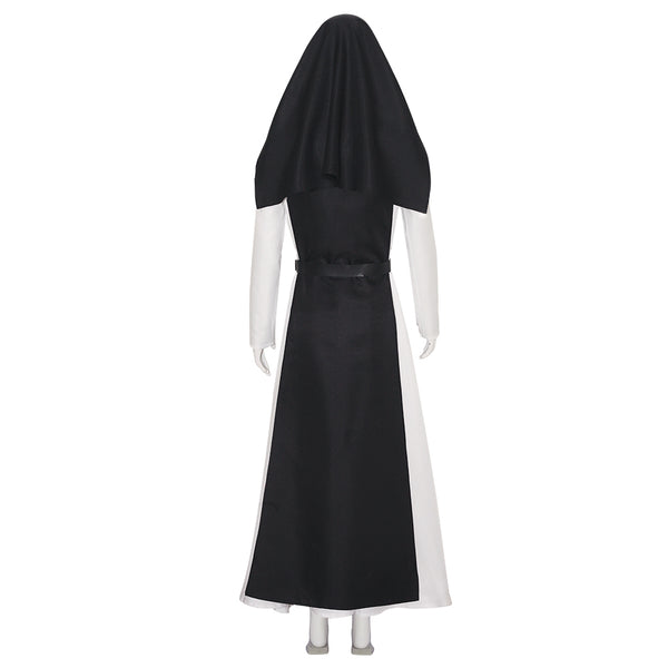 Movie Immaculate 2024 Cecilia Women Black Dress Cosplay Costume Outfit ...