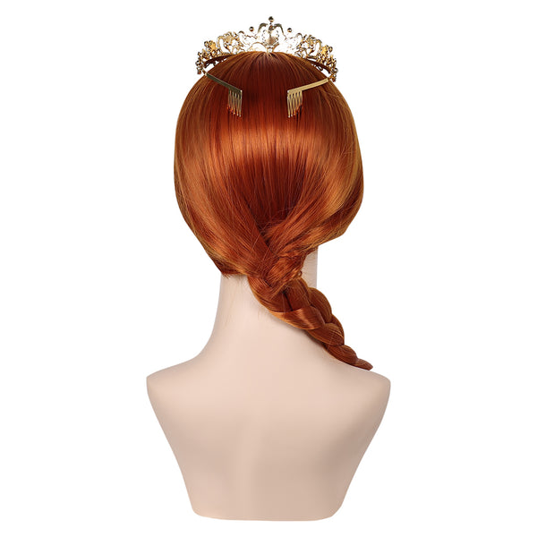 Movie Shrek Fiona Cosplay Wig Headband Heat Resistant Synthetic Hair C ...