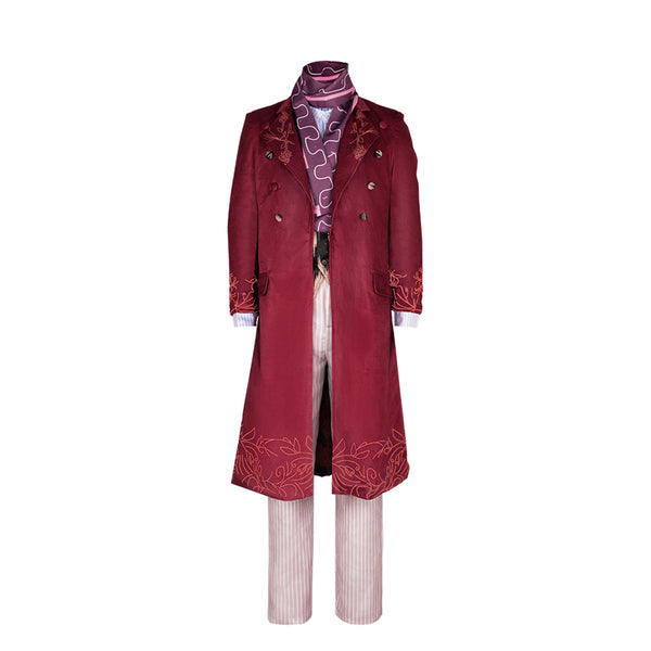 Movie the Chocolate Factory Willy Wonka Cosplay Costume Coat Outfits H ...