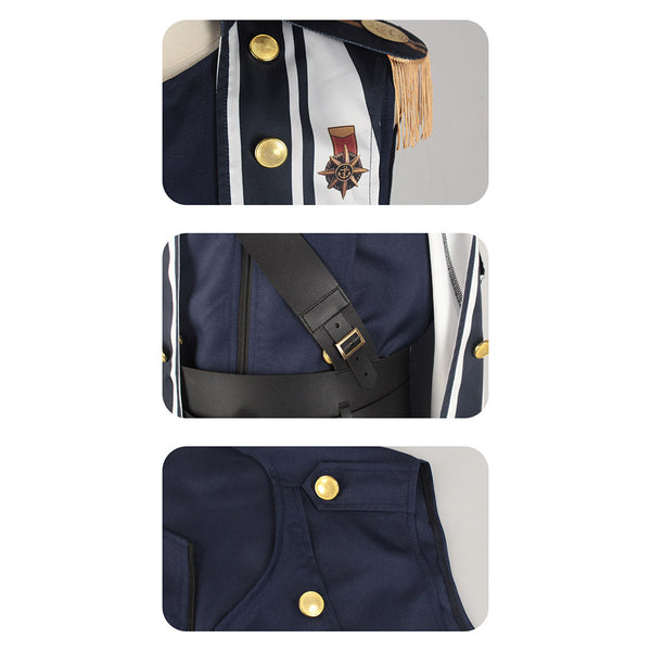 One Piece Morgan Cosplay Costume Outfits Halloween Carnival Suit ...