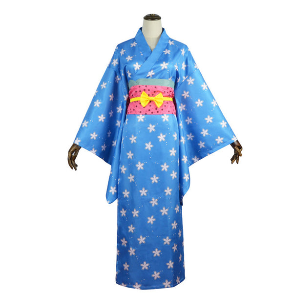 One Piece Nami Wano Country Bathrobe Kimono Cosplay Costume Outfits Ha ...
