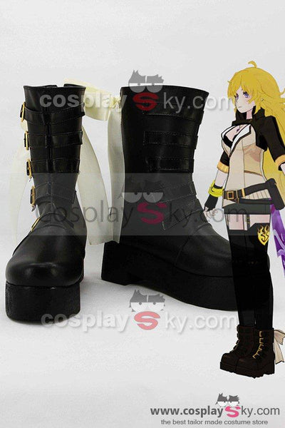 RWBY Yellow Trailer Yang Xiao Long Cosplay Boots Shoes – TrendsinCosplay