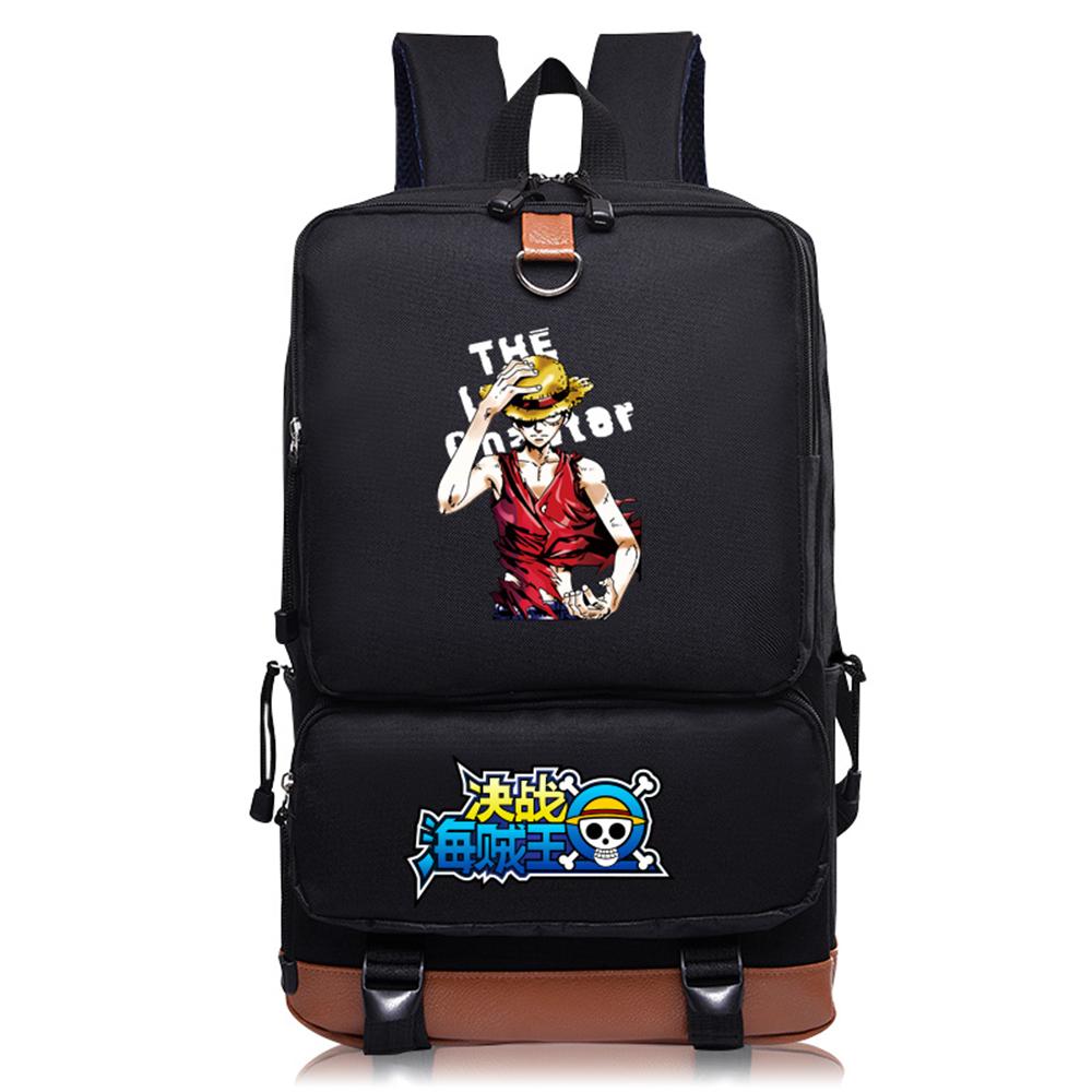 One Piece School Bag Black Backpack – TrendsinCosplay