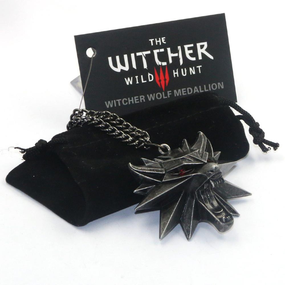 The Witcher 3:Wild Hunt Wolf Head Necklace Pendant – TrendsinCosplay