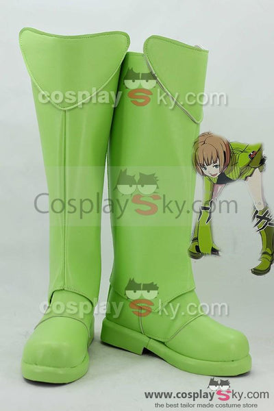 World Trigger Tamakoma First Kirie Konami Green Boots Cosplay Shoes ...